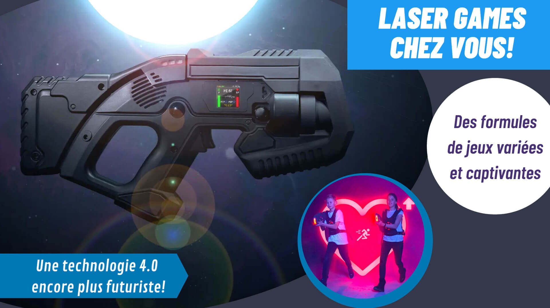 Laser Games en extérieur - Space Laser Games Bruxelles